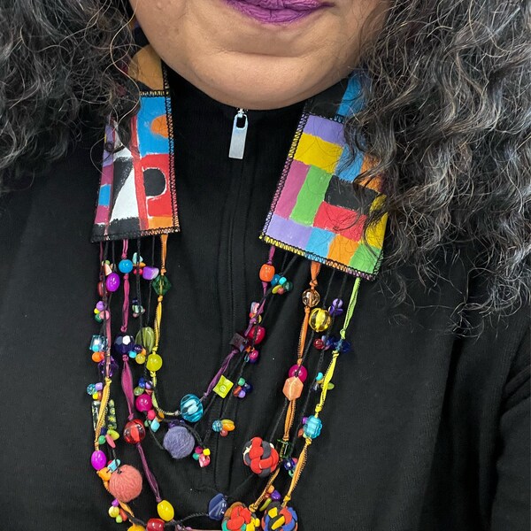 Recycled Sari Fabric Cross Body Cell Phone Bag - LRW Designs - Etsy