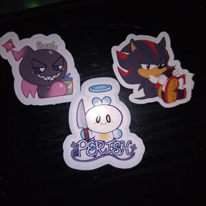 Shadow Sticker Ready and Caffeinated - Etsy