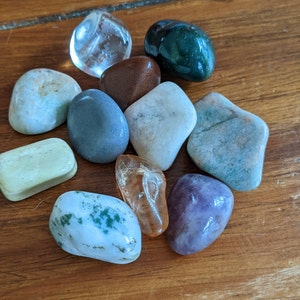 Assorted Mix Tumbled Stones: SMALL MEDIUM or LARGE Sizes - Etsy