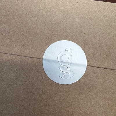 3cm_custom Made Gold/silver Embossed Raised Sticker/label, Embossing ...