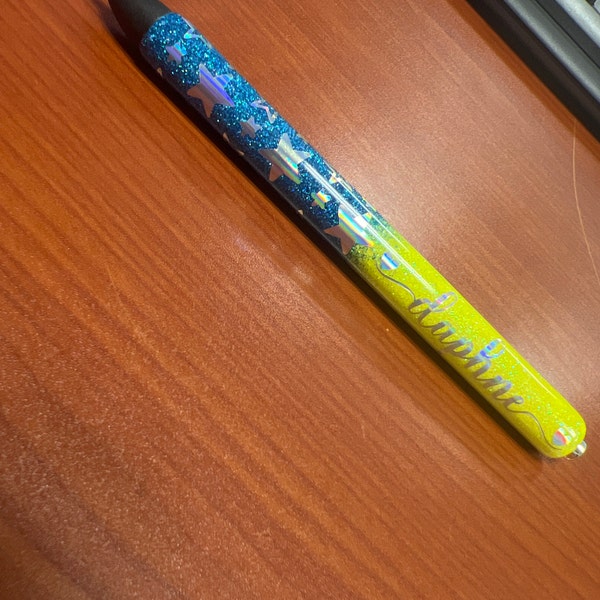 Personalized Fall Glitter Pen Custom Autumn Pen Refillable Glitter Pen ...