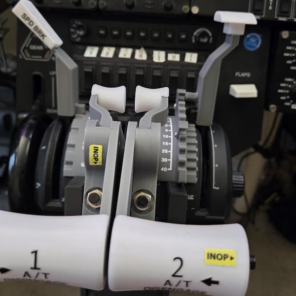 NEW DC-3 Set of 6 Levers Addon for Honeycomb Bravo Throttle Quadrant ...