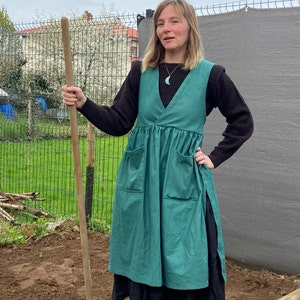 Forager Pinafore PDF Digital Sewing Pattern Cottagecore Apron Pinafore ...