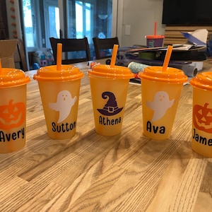 Personalized Bright Color Changing 24oz Cold Cups, Fun Cups for Gifts ...