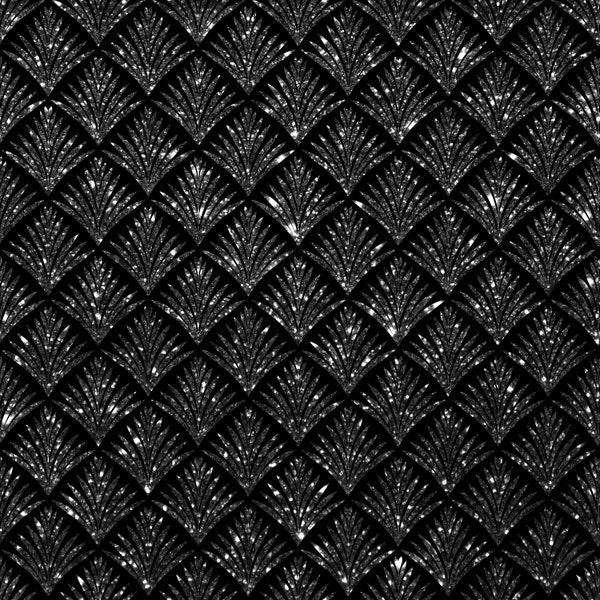 16 Seamless Glitter Black Digital Papers 300 Dpi Commercial Use Black ...