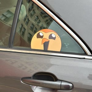 White Dragon Peeker Sticker / Cute White Dragon Peeking Peekabo Peekers ...