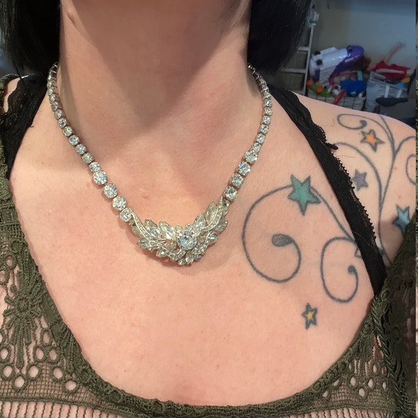 Heidi Daus Aqua Teal Glorious Garden Crystal Floral Cuff Bracelet - Etsy