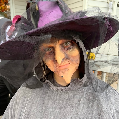 Witch Full Face Prosthetic slip Latex - Etsy