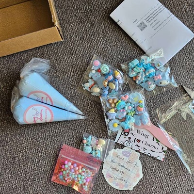 Decoden Cream Glue and Charms Kit ,decoden Kits for Beginners, Decoden ...