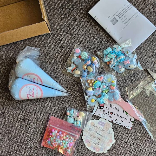 Decoden Cream Glue and Charms Kit ,decoden Kits for Beginners, Decoden ...
