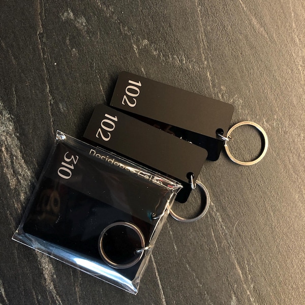 Hotel Keychain - Custom Key Holder With Personalized Name, Logo and ...