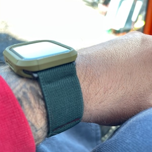 Multicolor Nylon Fabric Smart Watch Band Sport Fitness Quick | Etsy