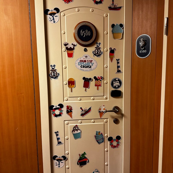 Our 1st Disney Cruise Ship Name Tag Family Magnet - Personalized Disney ...