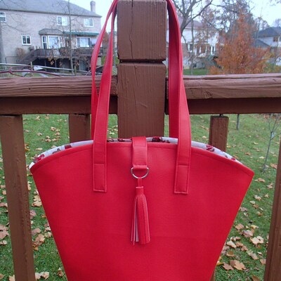 Margo Satchel Handbag Purse Digital PDF Sewing Pattern in Faux Fabulous ...