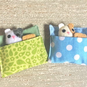Felt Pocket Pet Plushies in a Pouch by Littledear - Etsy
