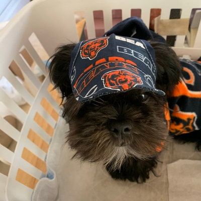 Dog Hat Chicago Bears Sports Fabric - Etsy