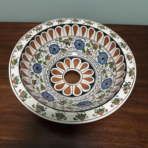 Ceramic Unique Wash Basin, Bathroom Vessel Sink Above Countertop Basin ...