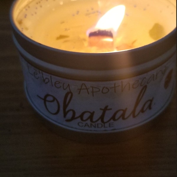 Obatala Orisha Ritual Offering Candle - Obatala Orisha Offering Altar ...