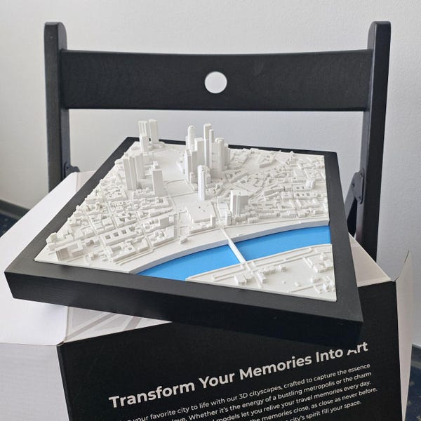 Bruges 3D City Model | Personalized Home Decor | Unique Gift ...