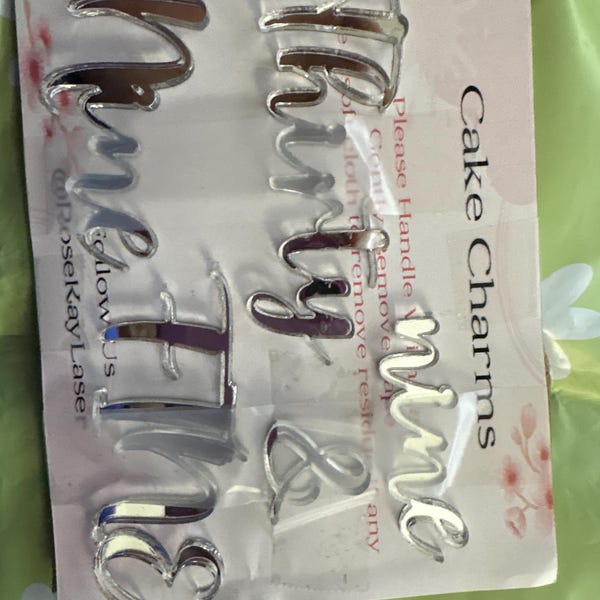 Custom Acrylic Cake Charm | Custom Cake Charm | Cake Topper | Acrylic ...