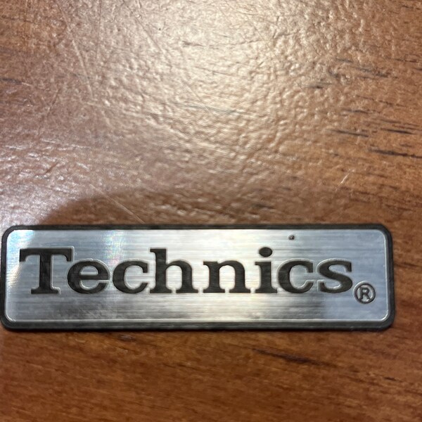 Technics - Sticker Case Badge Emblem Aufkleber Decal - Two Emblems - Etsy