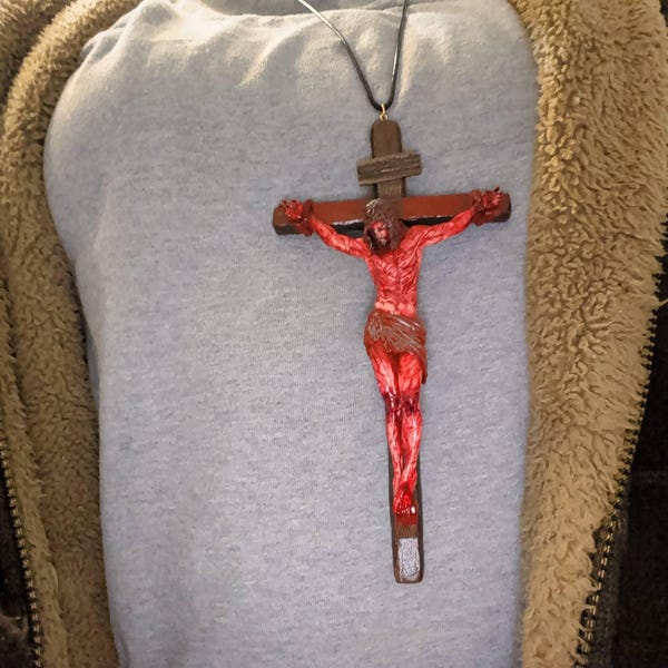 The Passion of The,realistic Christ, Crucifix, Jesus, Catholic Art, 3D ...