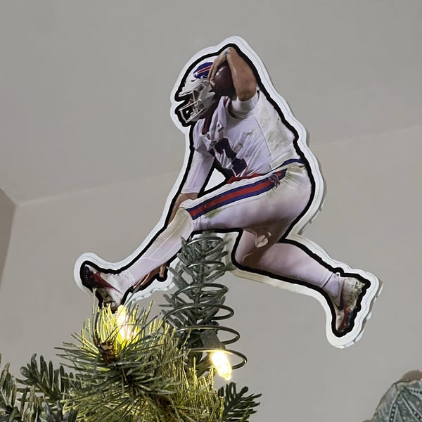 Josh Allen's Drawing Mafia Sticker Car Decal Buffalo Potato - Etsy