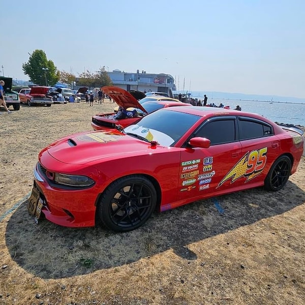 Lightning MCQUEEN Racing CAR Decal Custom WRAPS for Advertising, Vinyl ...