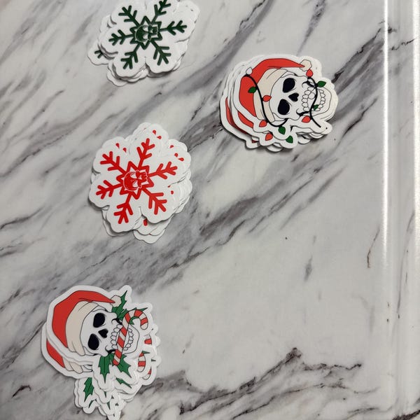 Skull Goth Bow Sticker | Book Stickers | Kindle Stickers | Goth ...