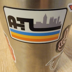 Atlanta Sticker. Midtown Atlanta Sticker. ATL Decal. Atlanta Souvenir ...
