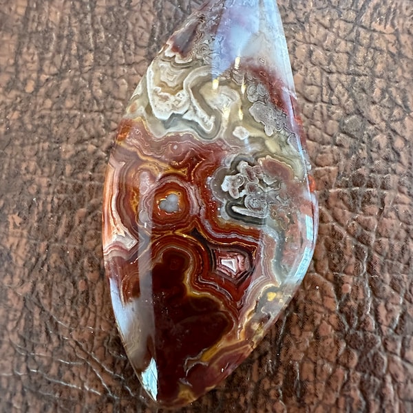 Laguna Agate Hand Cut Free Form Designer Cabochon With Fortification ...