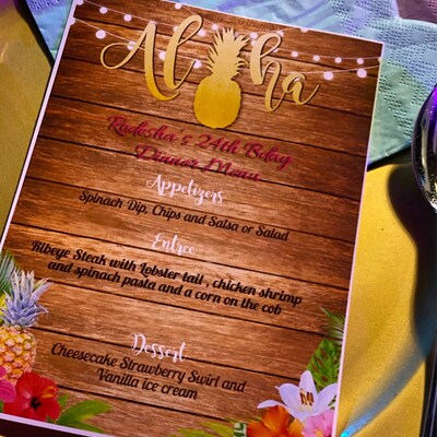 Aloha Engagement Invitations Party Invite Couples Shower INSTANT ...