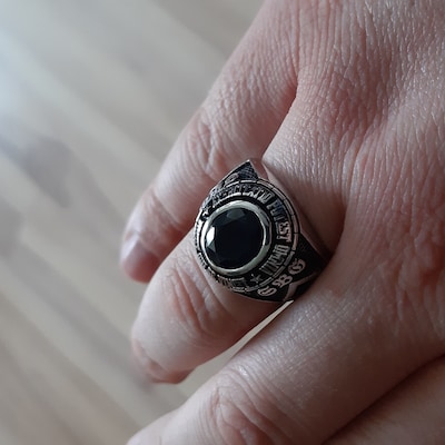 Silver Menorah Ring, Magen David Ring, Handmade Jewish Star Ring ...