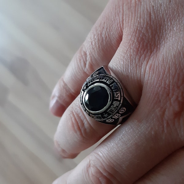 Rousea Crucis Spiritual Symbol of Ancient Order Ring, Handmade Custom ...
