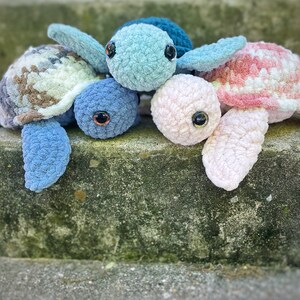 Fred the Sea Turtle Crochet Pattern PDF Download Includes Follow Along ...
