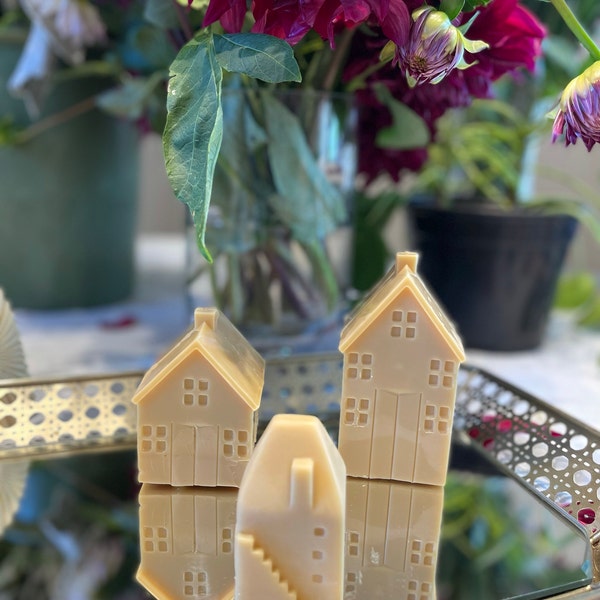 Creative Small House Candle Mold-little Cabin Candle Silicone Mold ...