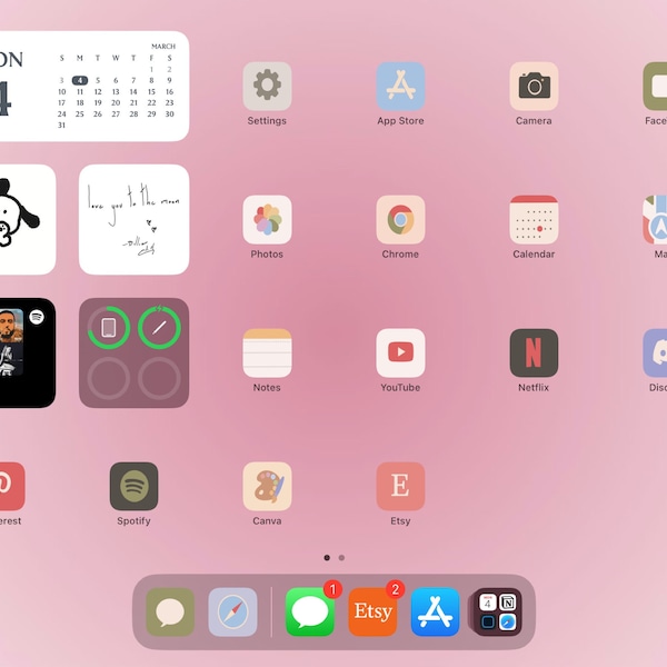 Aesthetic Study and Productivity App Icon Pack | 100+ Cute Hand Drawn ...