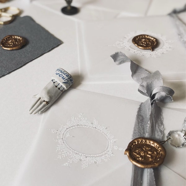 Wax Seal Sampler Pack, French Wax Seals, Wax Seals, Self Adhesive Wax ...