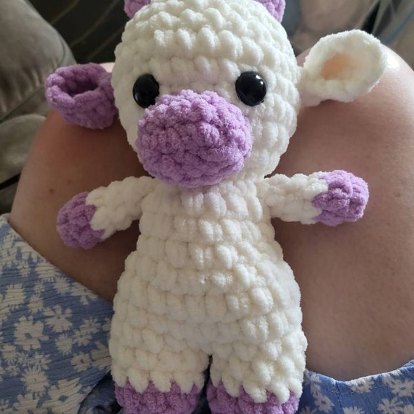 Baby Cow Crochet Pattern - Etsy