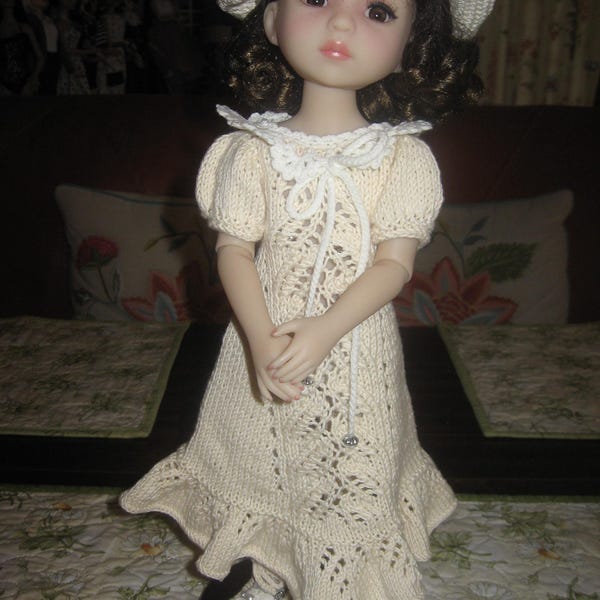 Handcrafted Ruby Red Fashion Friends Tulip Dress With Booties & Tulle ...