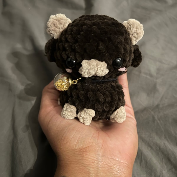 Crochet Cow Plushie, Amigurumi Calf Keyring: Chibi Kawaii Pet - Etsy