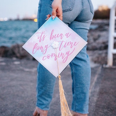 Thank U, Next Graduation Cap Design PRINTED Grad Cap Design Ariana ...