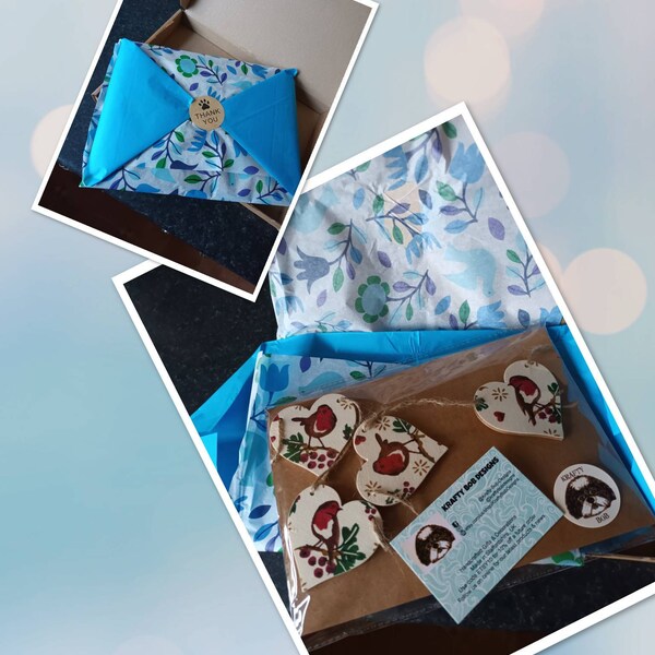 Emma Bridgewater Robin Bunting, Christmas Robin Gifts, Wooden Winter ...