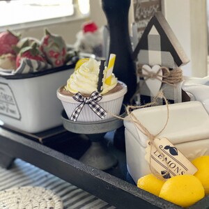 OCEAN WATER Fake Drink in Mini Mason Jars With Faux Ice Cubes - Etsy