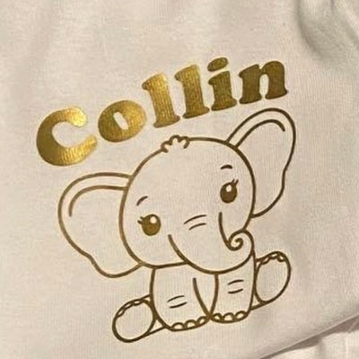 Baby Elephant SVG Cute Elephant Girl Cut File Elephant Outline Baby ...