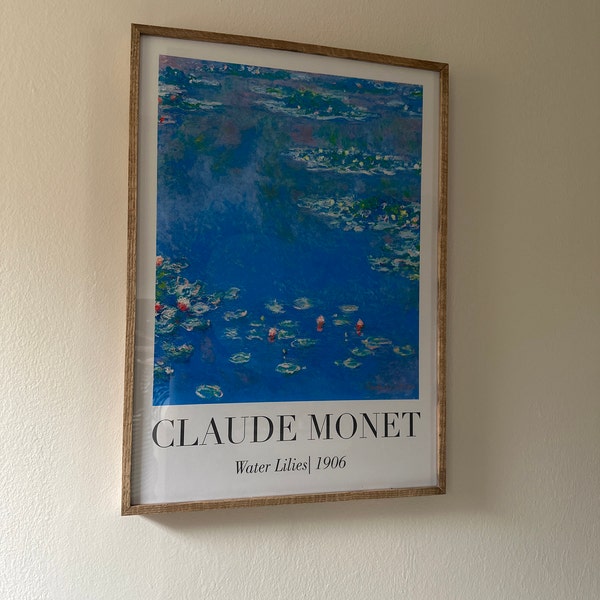 Claude Monet Set of 3 Printable Exhibition Posters, Vintage Painting ...