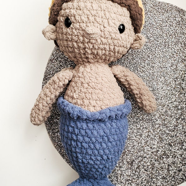 The Original Merboys Amigurumi Pattern, Crochet Merboy Plushie Pattern ...