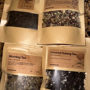 Chai Tea Set 5 Chai Tea Blends Lavender, Peach, Vanilla, Turmeric ...