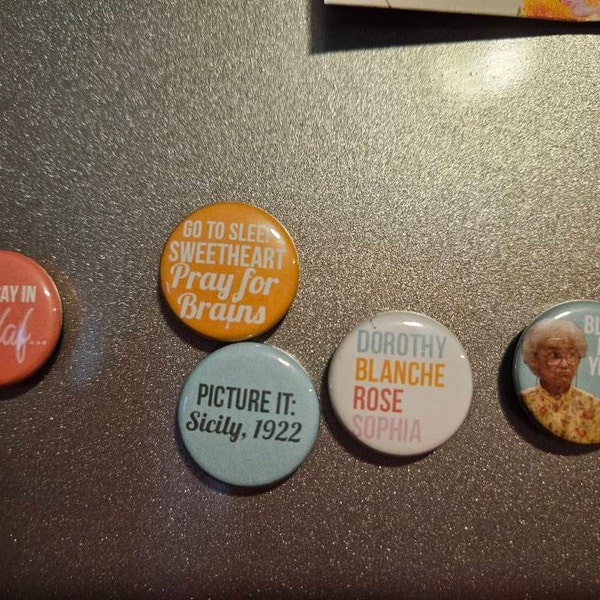 Golden Girls Quotes, Set of 12 1-inch Buttons or Magnets - Etsy