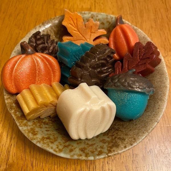 Mini Fall Soap Set: Handmade Autumn Decor Soaps (17pc) - Etsy
